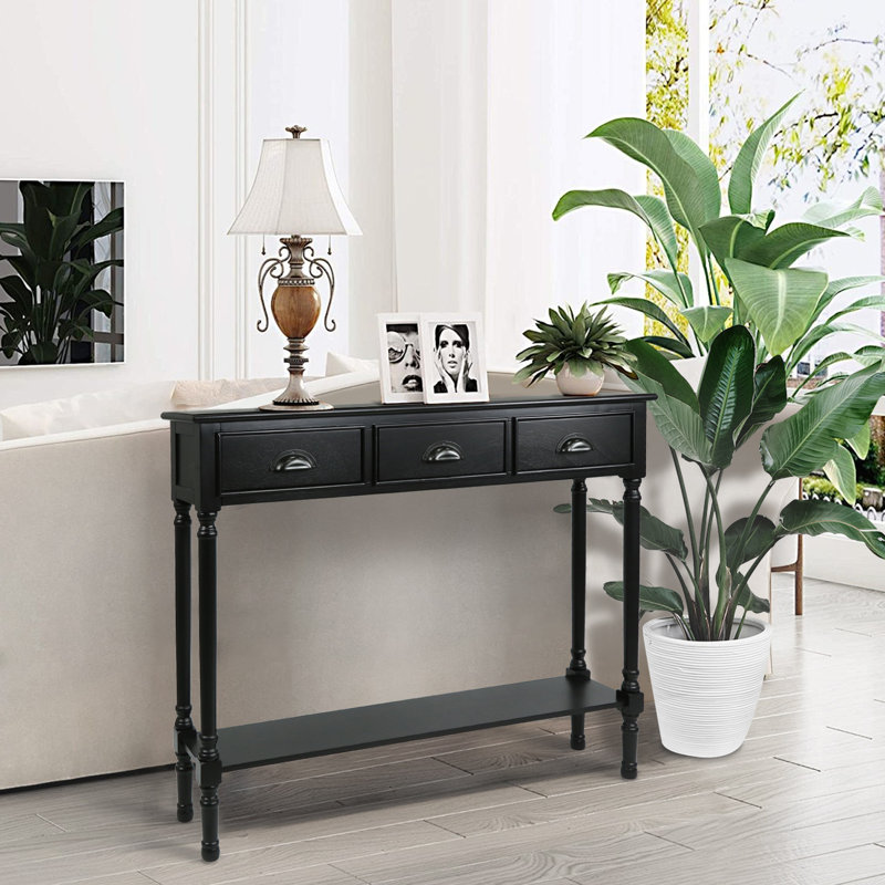 Wayfair black console store